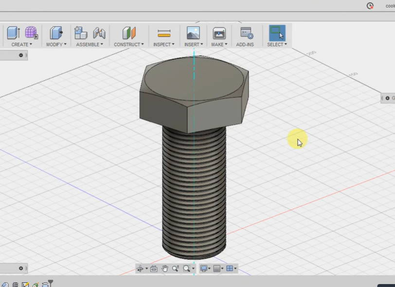 Nut And Bolt Design in Fusion 360