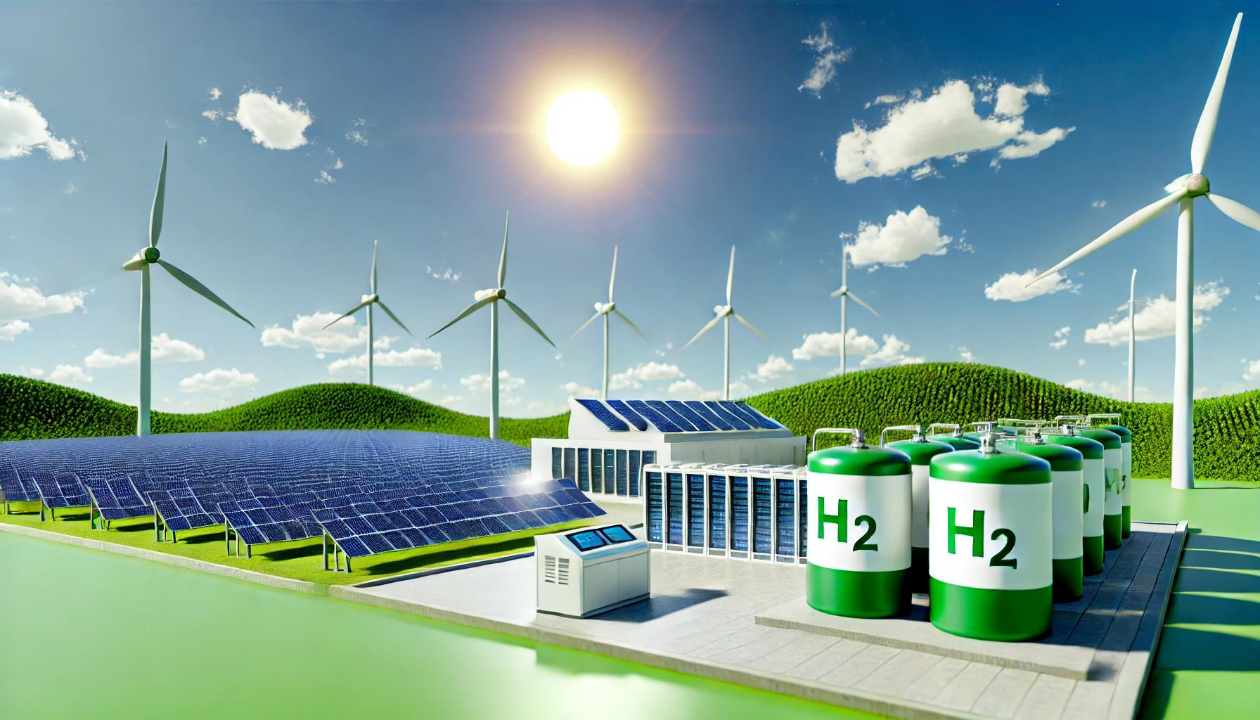 Renewable Energy (Solar and Wind) with ESS and Decarbonization Technologies