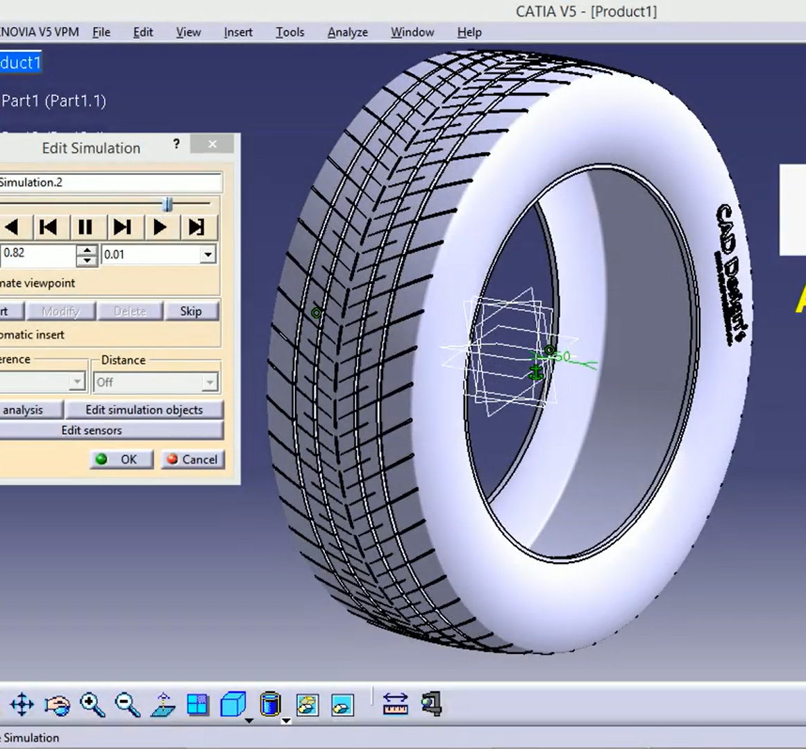 Tire Design in CATIA V5