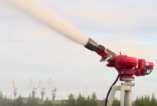 What are Fixed Fire Monitors?